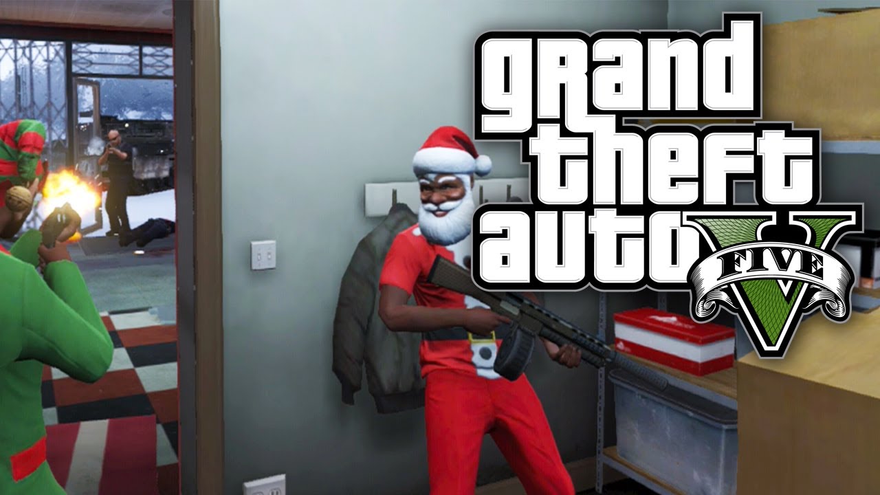 GTA 5 thug life #26 (part 2) - Christmas in Los Santos! (GTA V online)