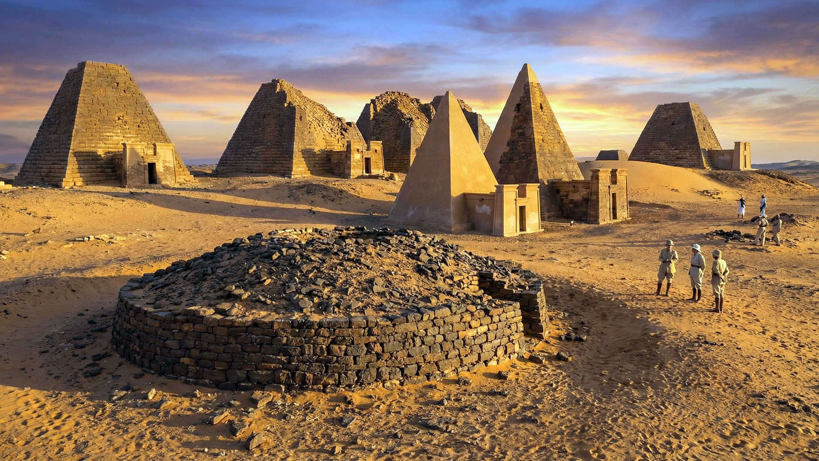 Sudan has more pyramids than Egypt