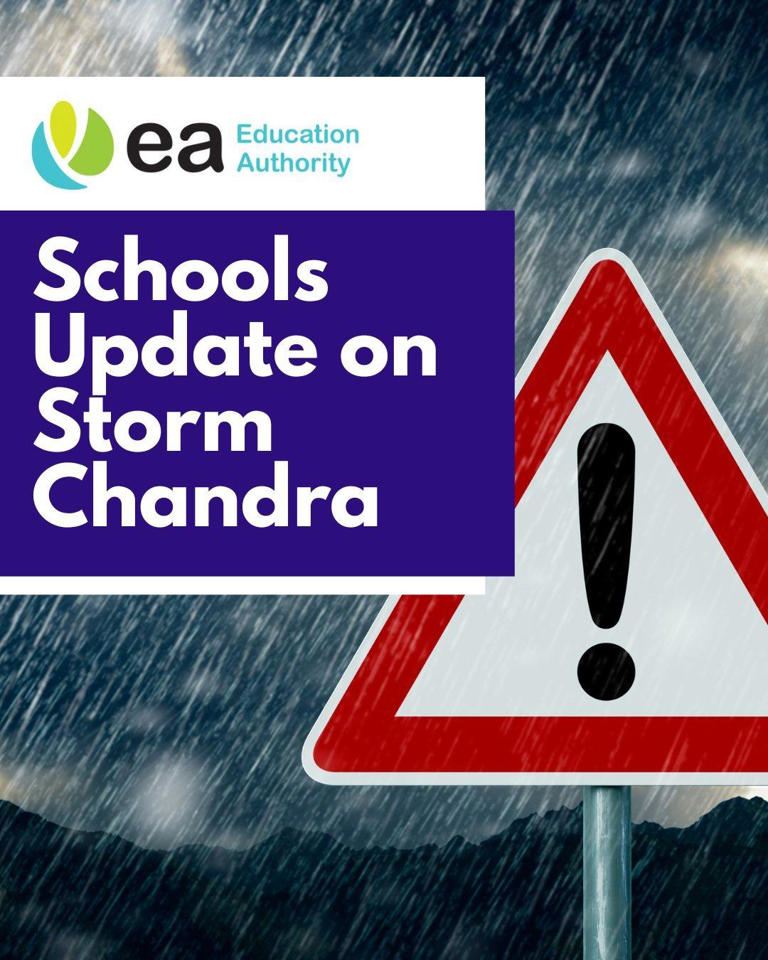 Education Authority say Amber and Yellow weather warnings in Northern ...