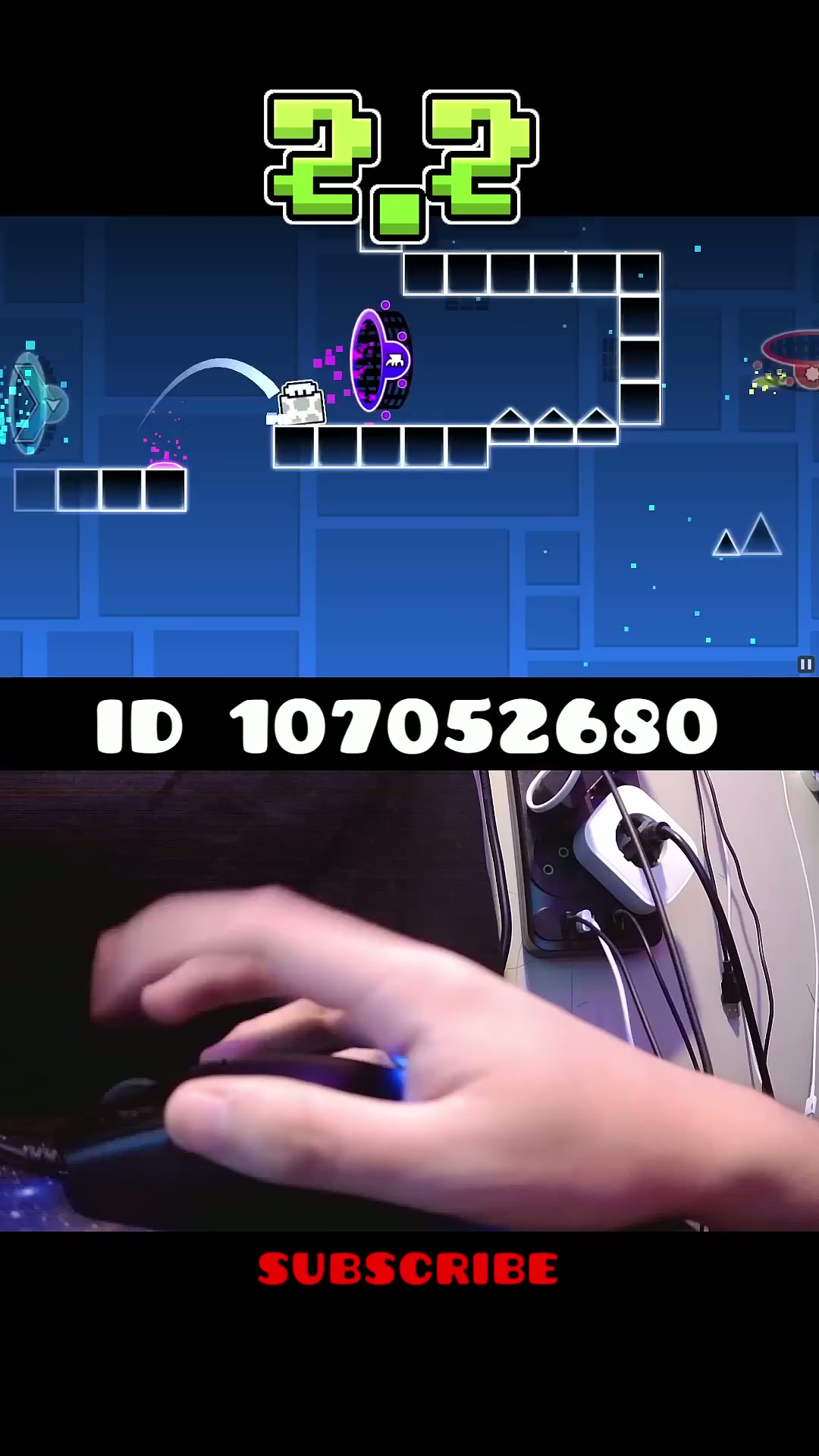 This is Geometry Dash 2.2 #shorts #deluxe12