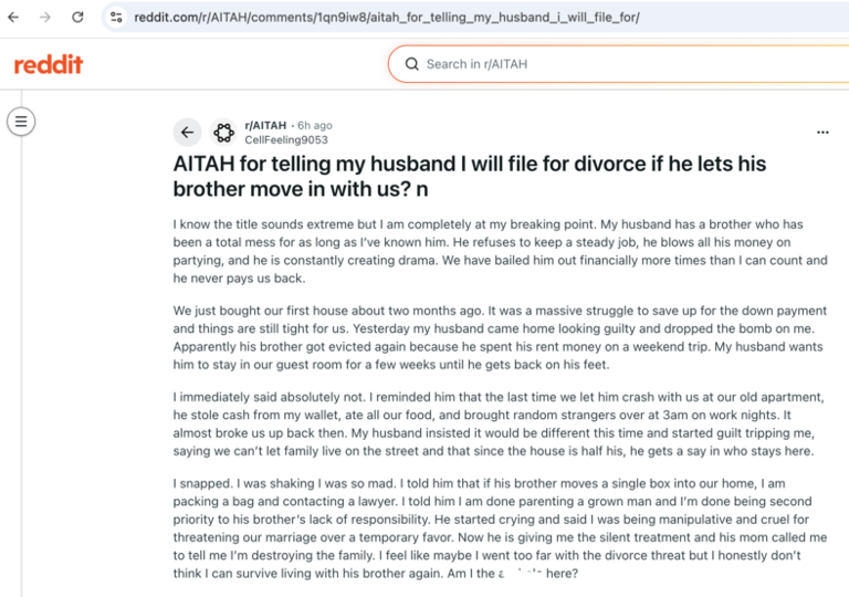 She made her husband cry after threatening to divorce him because he's ...