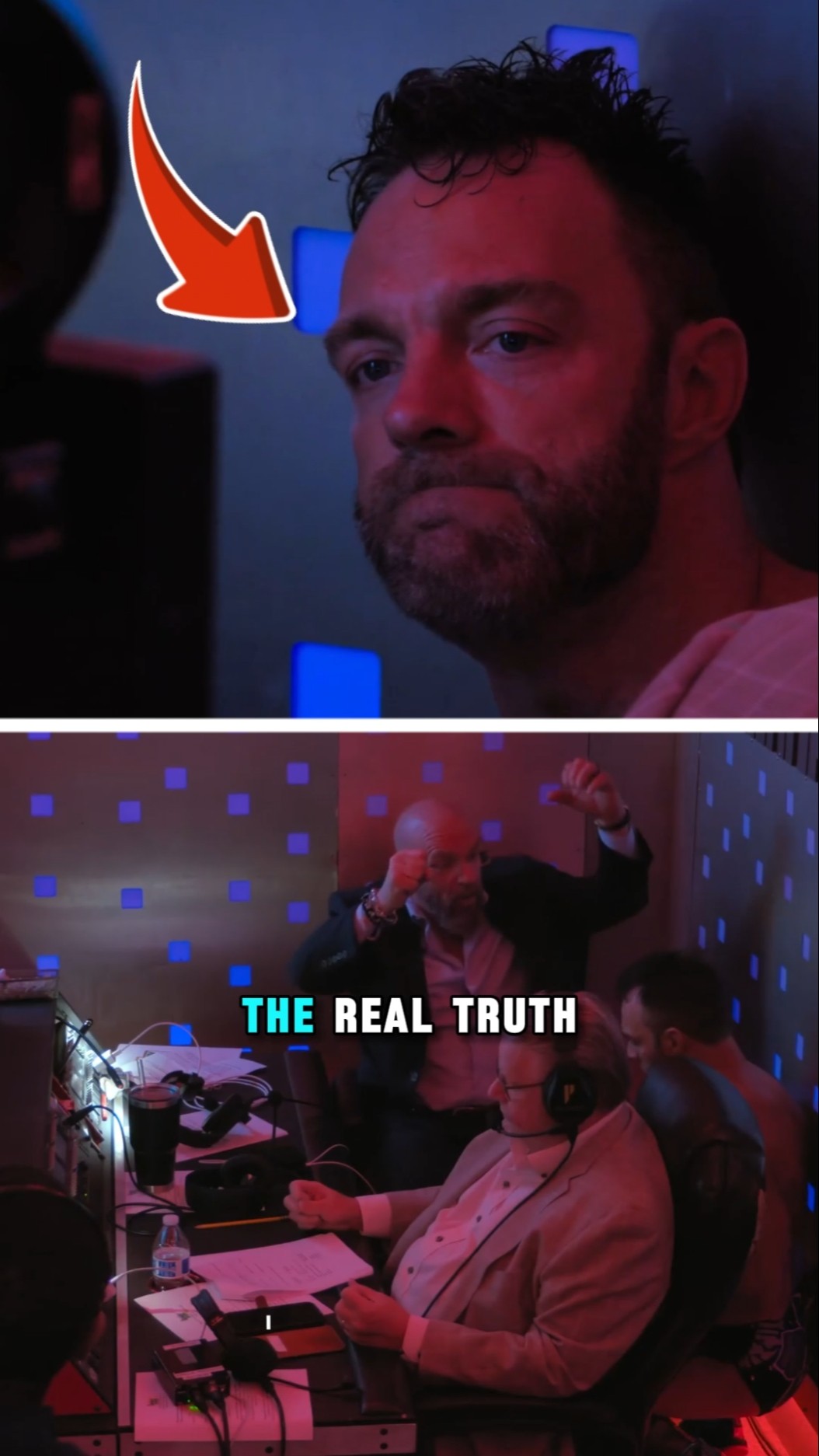 The truth behind that viral clip of LA Knight looking angry at Triple H!