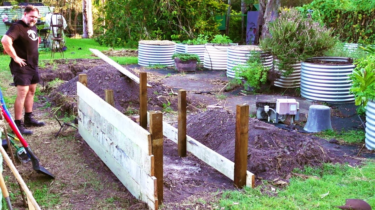 Stay positive & build a raised vegetable garden bed