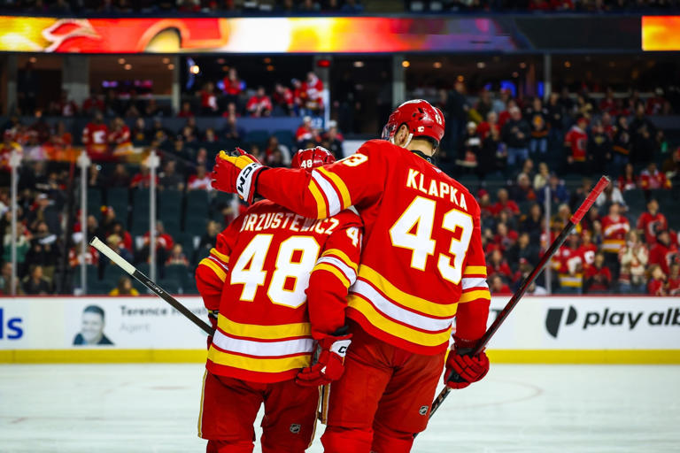 Which Flames player’s first NHL goal this season was the best?