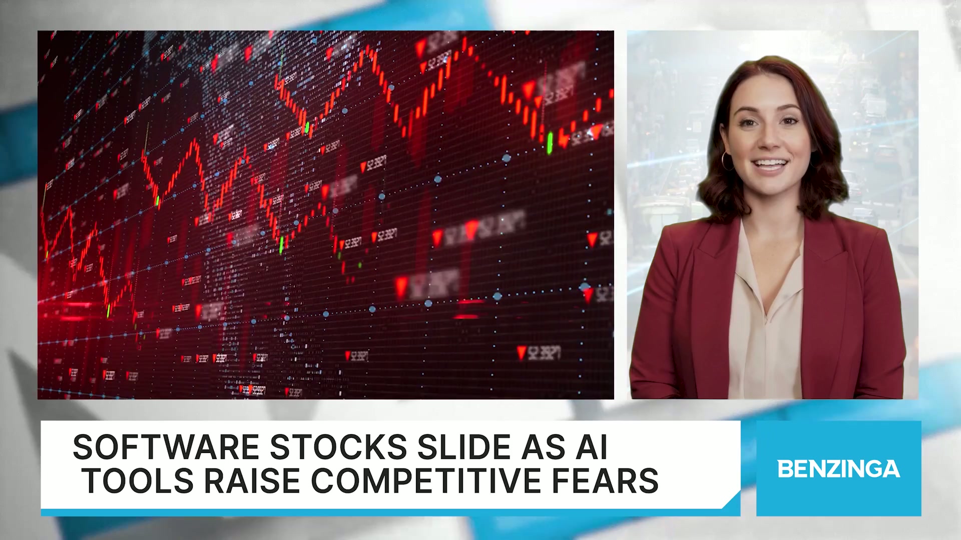 Software stocks slide on AI fears