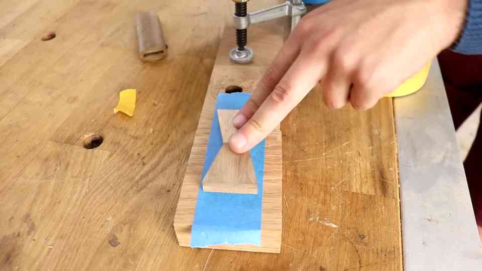 The process of making a bow tie - Woodworking DIY