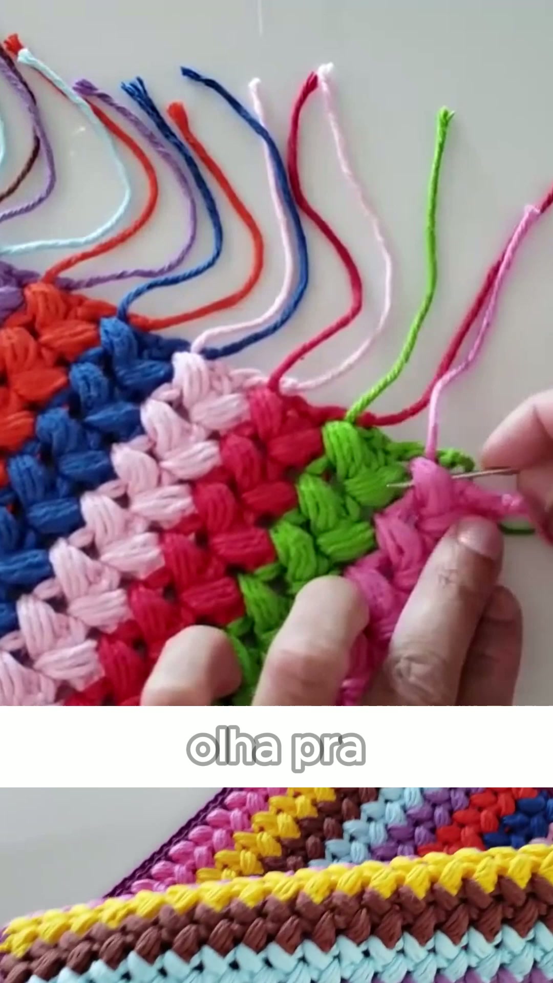 Tem passo a passo completo no canal! #crochet #croche #artesanato