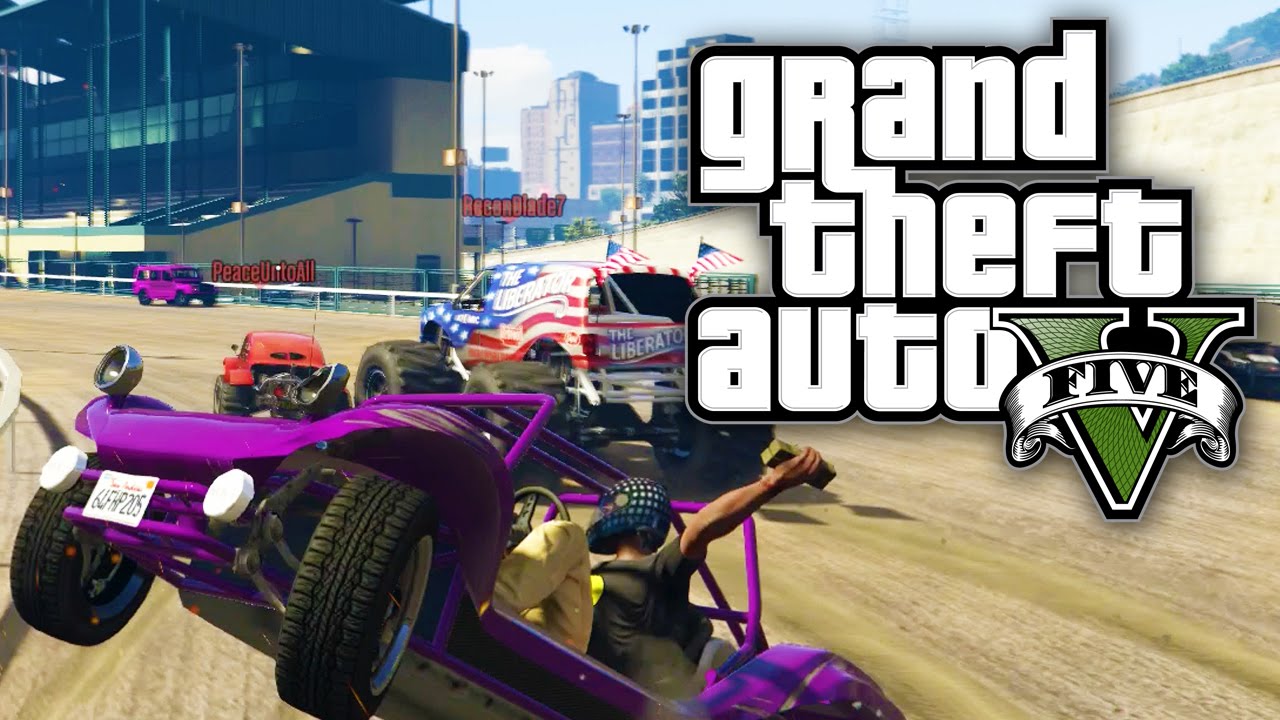 GTA 5 online - 25 player race rage! (GTA V online)