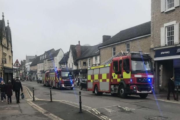 Emergency services respond to incident on Oxfordshire high street