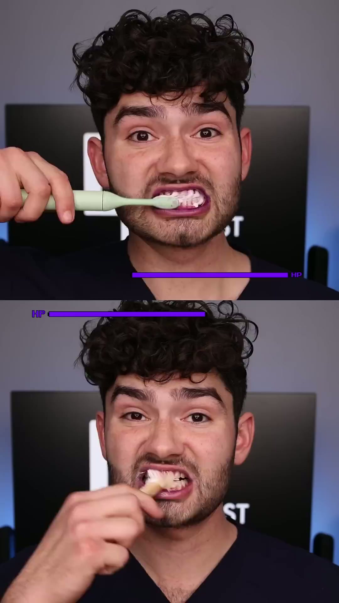 7,000 year old vs future ♻️ toothbrush battle - SURI sustainable sonic ...