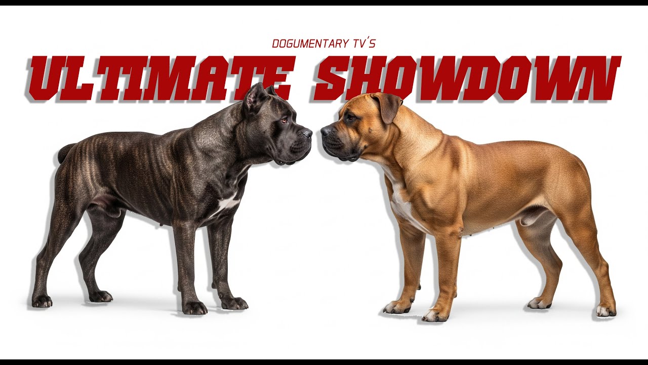Ultimate showdown: Cane Corso vs Boerboel