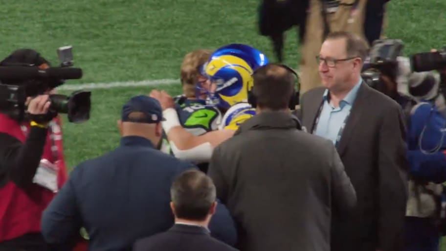 What Matthew Stafford said to Cooper Kupp during on-field embrace after ...