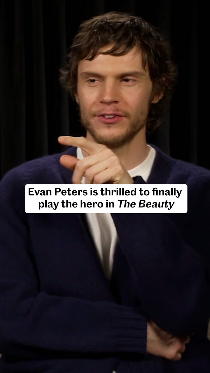 'The Beauty' star Evan Peters is thrilled to finally play a hero