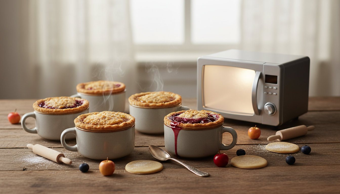 Classic pies you can make in a mug using just the microwave