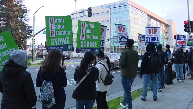 Kaiser nurses, employees strike across California and Hawaii