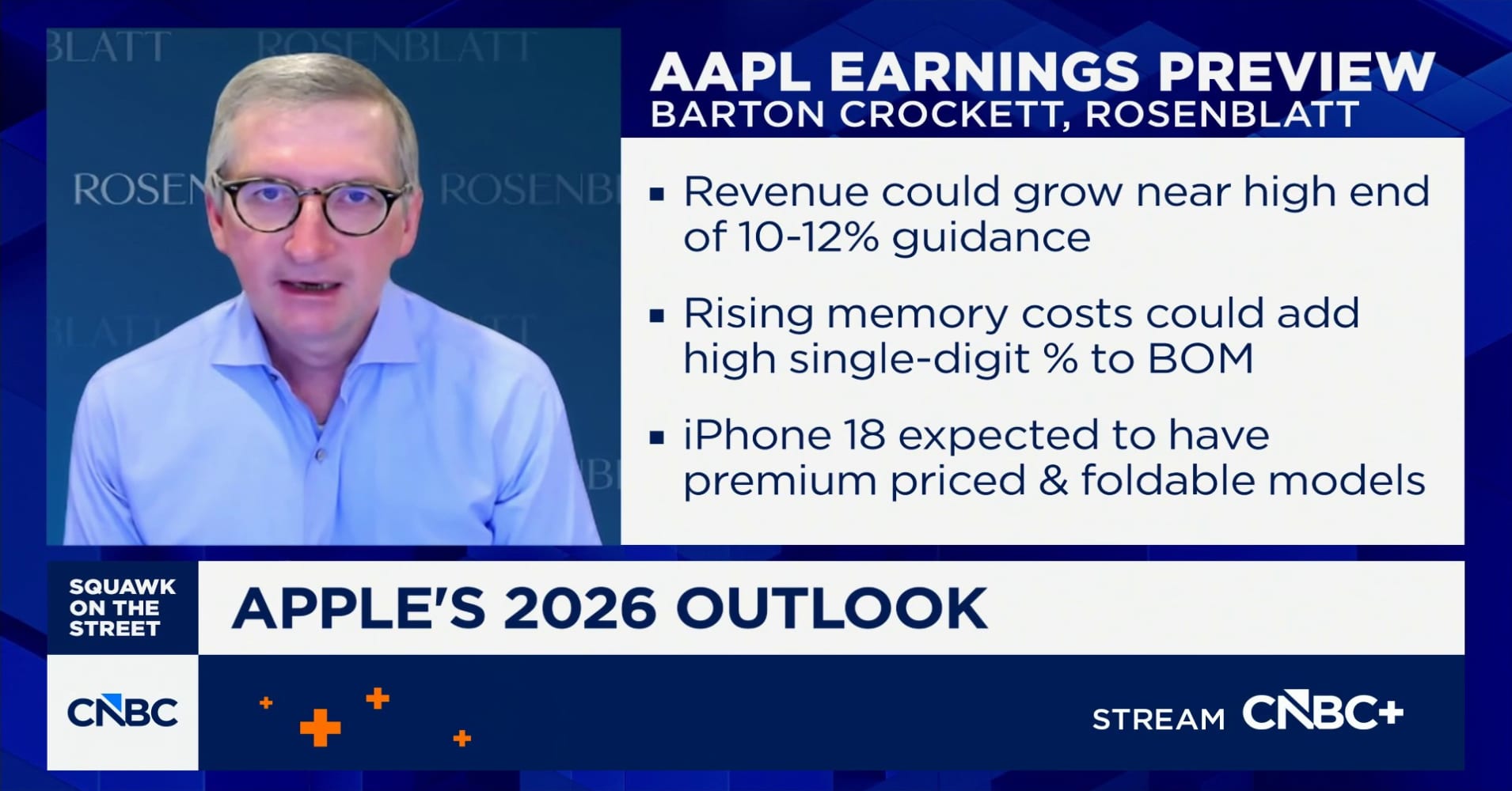 The iPhone 17 cycle has been 'gangbusters' for Apple, says Rosenblatt's ...