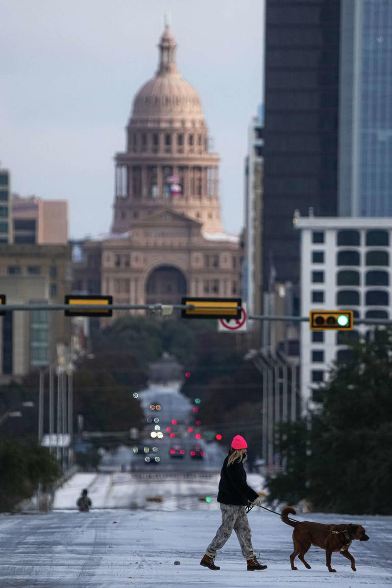 Austin turns streets into ski runs, sled hills during winter storm