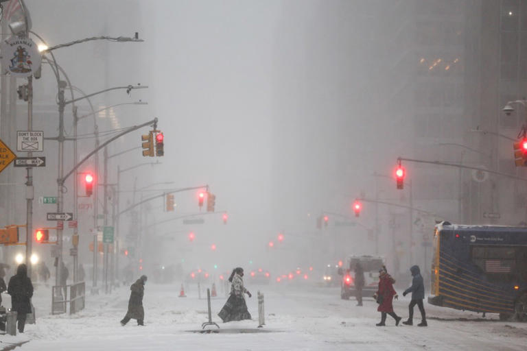 Here’s how much snow Winter Storm Fern dumped on NYC – with more on the way