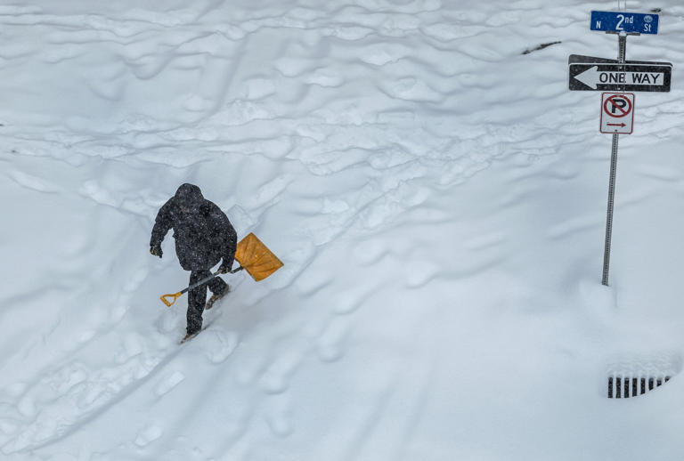 Storm sets, ties snowfall records in several Pa. cities, including ...