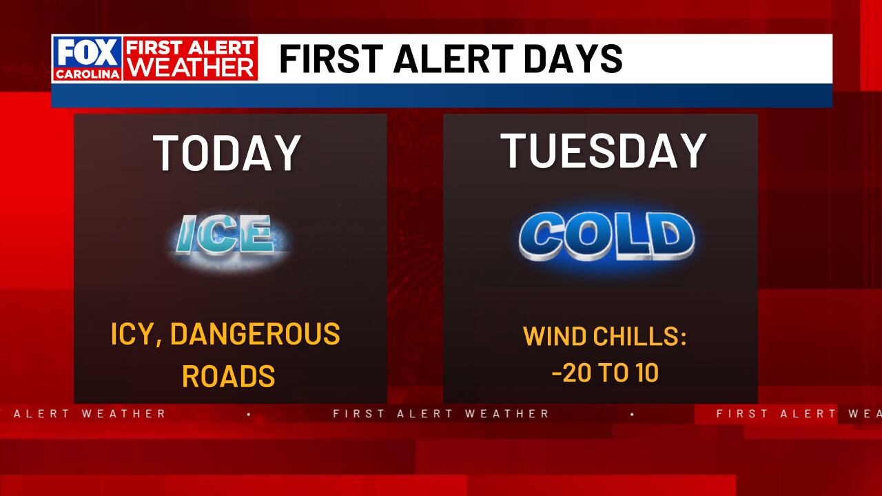 First alert weather days: Dangerous conditions continue into Tuesday