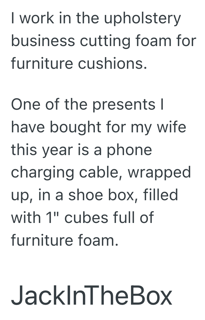 Woman agreed to wrap her dad’s gifts for a small fee, so when he ...