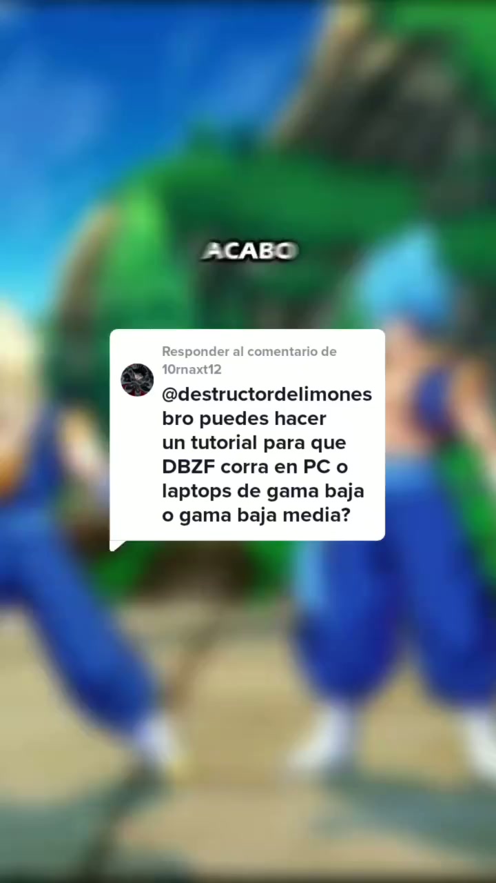 Respuesta a @10rnaxt12 mejora el rendimiento de #dragonballfighterz c