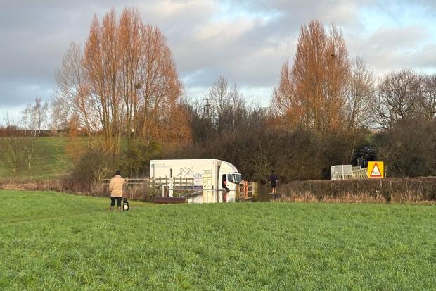 'Oh no, not again!' driver gets stuck in flooded ford despite warnings