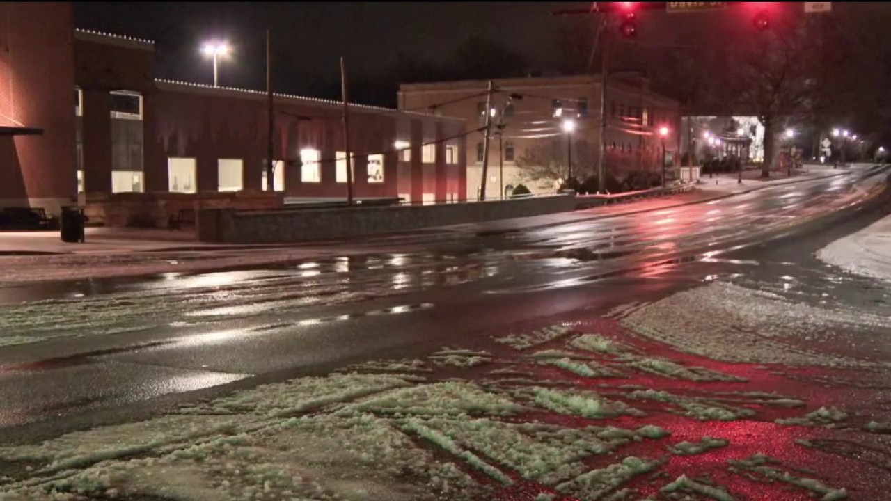 Early Monday morning conditions in Braselton