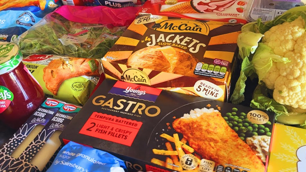 A look at a Scottish family grocery haul