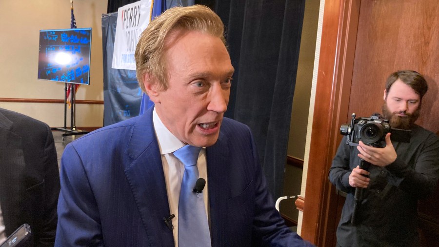 Businessman Perry Johnson announces another bid for governor