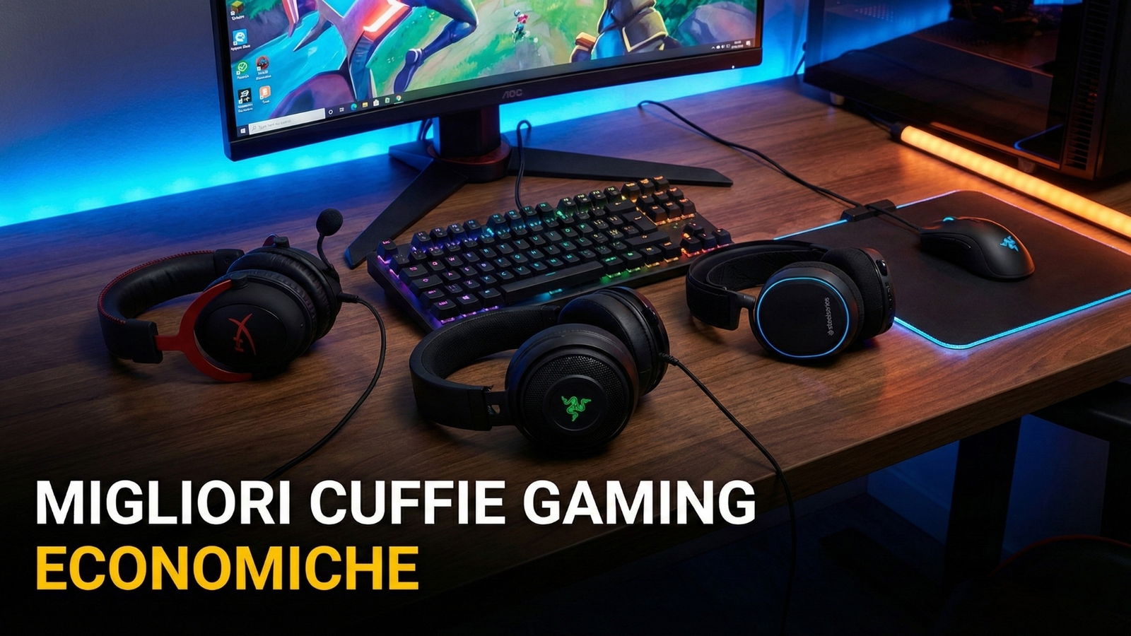 Migliori cuffie gaming economiche (gennaio 2026)