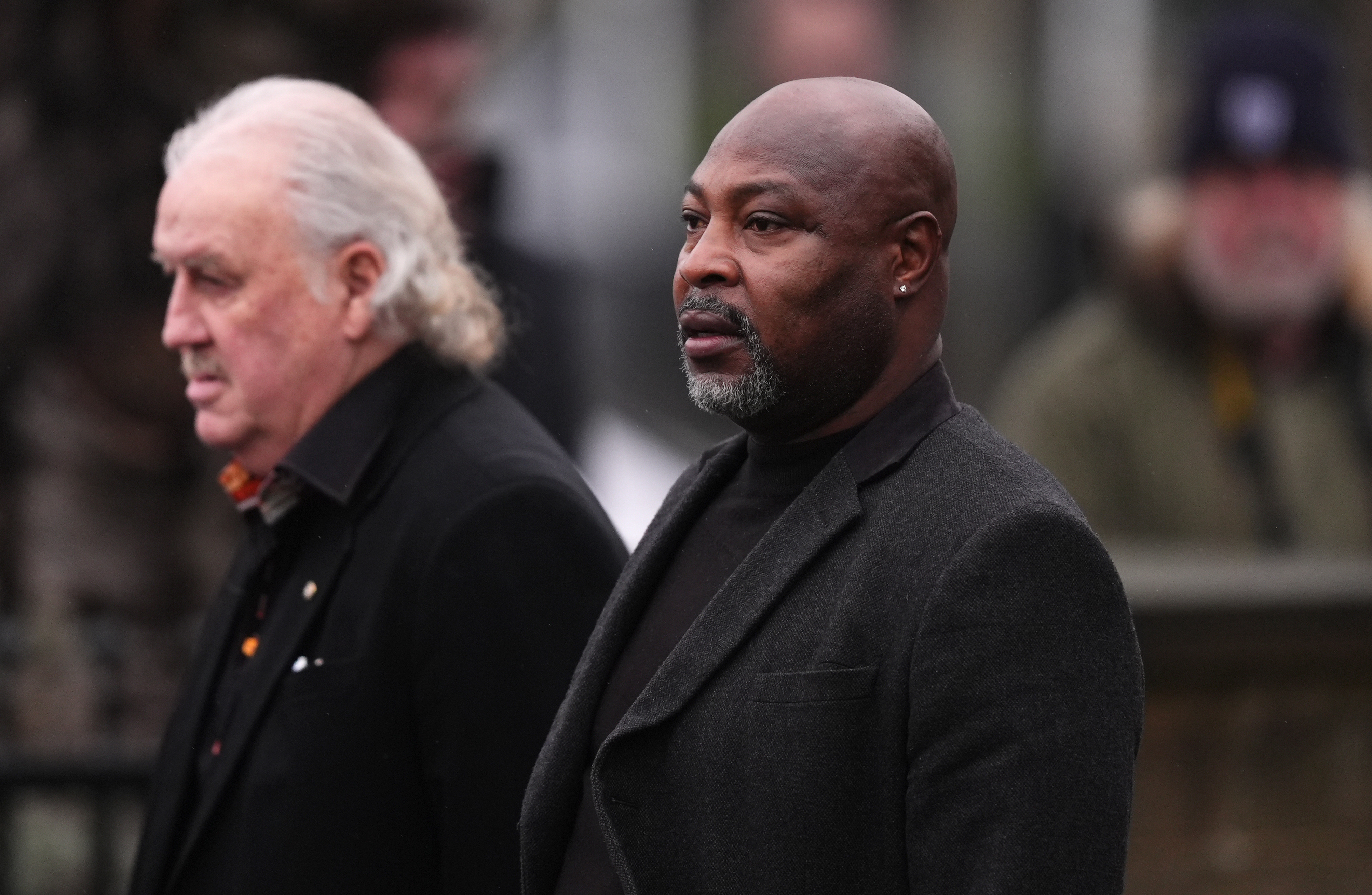 16 pictures as football greats and family attend funeral of Leeds ...