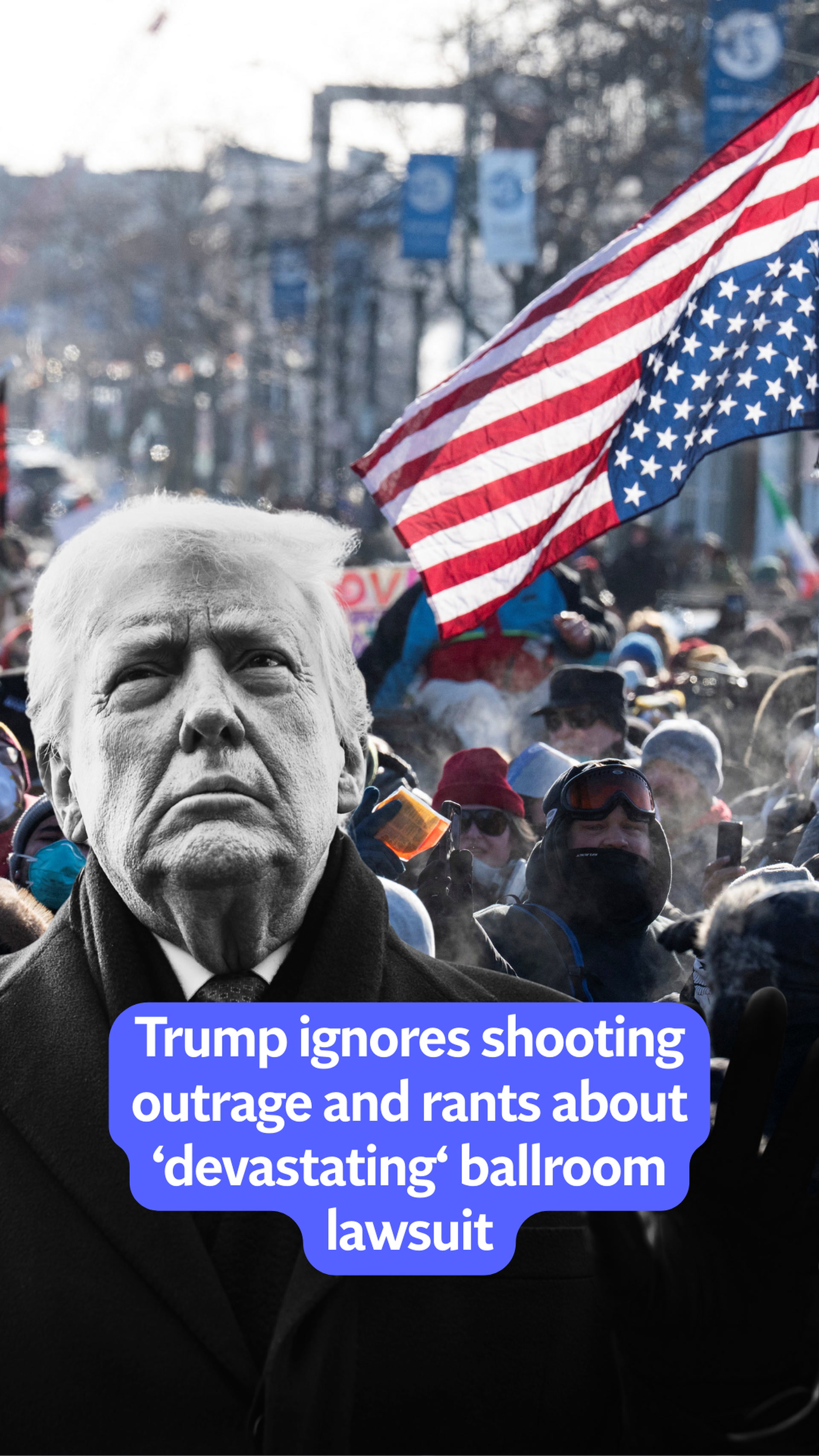 Trump ignores Minneapolis shooting outrage and rants about ‘devastating ...