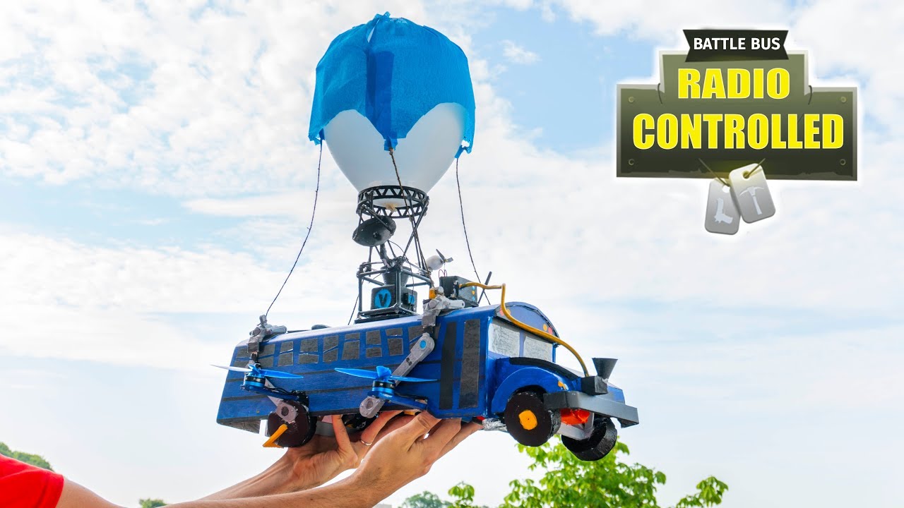 Real Fortnite RC battle bus | Big scale