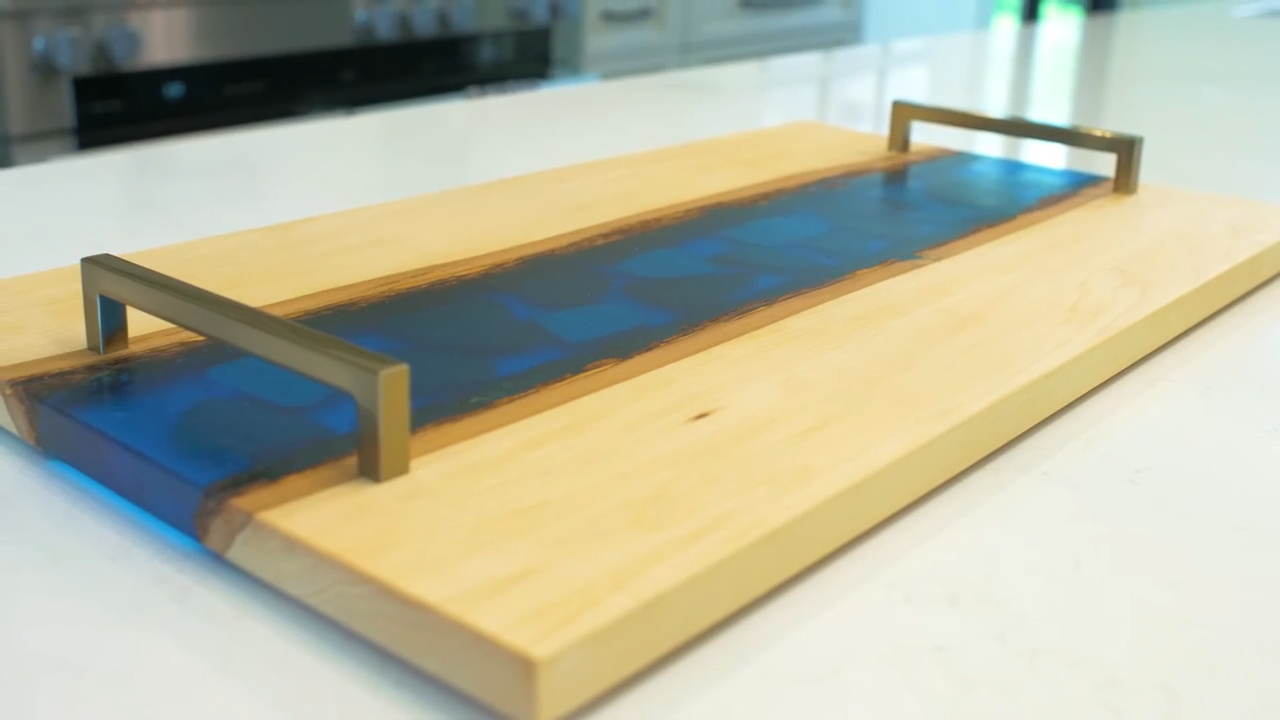 How to build a modern epoxy table with a live edge river design