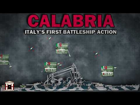 Italy's first battleship engagement of WW2: The Battle of Calabria ...