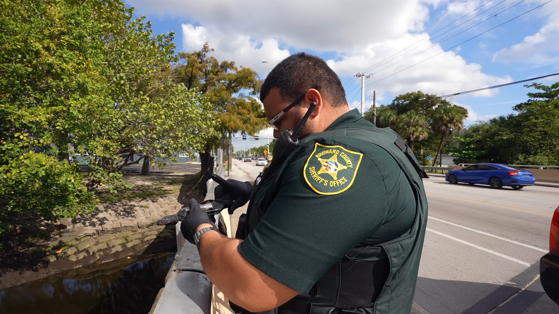 This 'safe' location masked a disposal site for criminal firearms