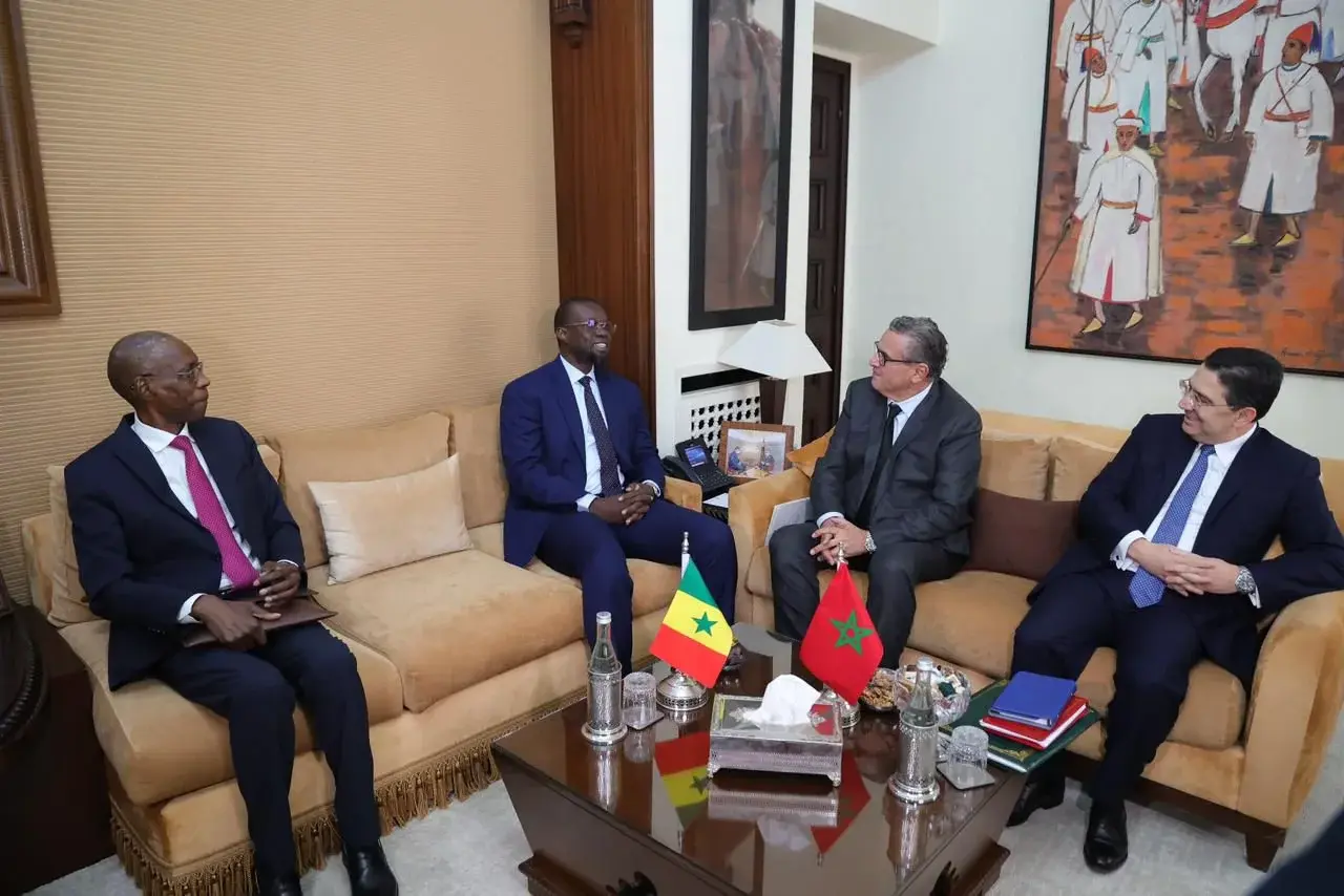 Morocco's Aziz Akhannouch holds talks with his Senegalese counterpart