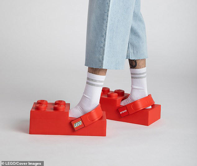 New Croc on the block! Lego releases giant brick-shaped clogs for £199