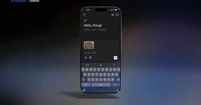 Ford AI assistant demo at CES