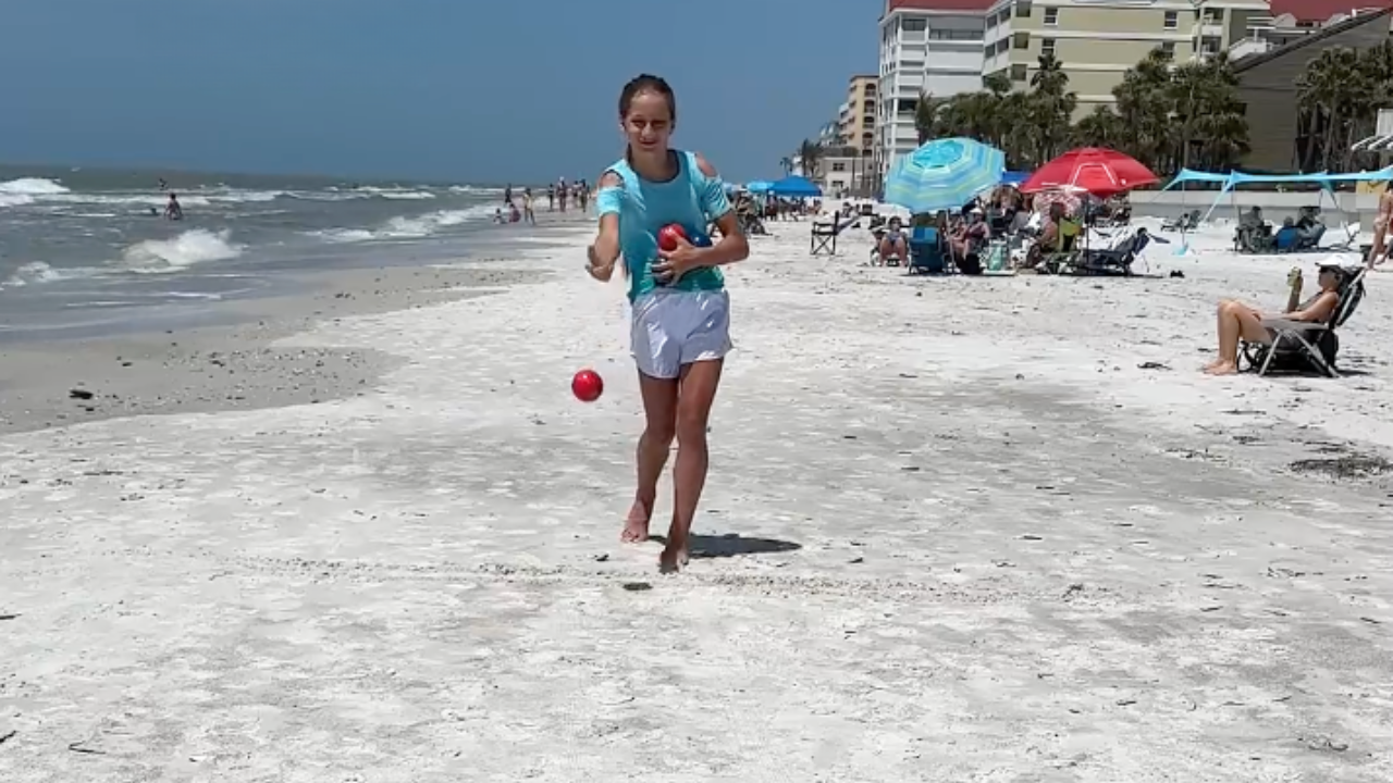 Money ball hits different at the beach