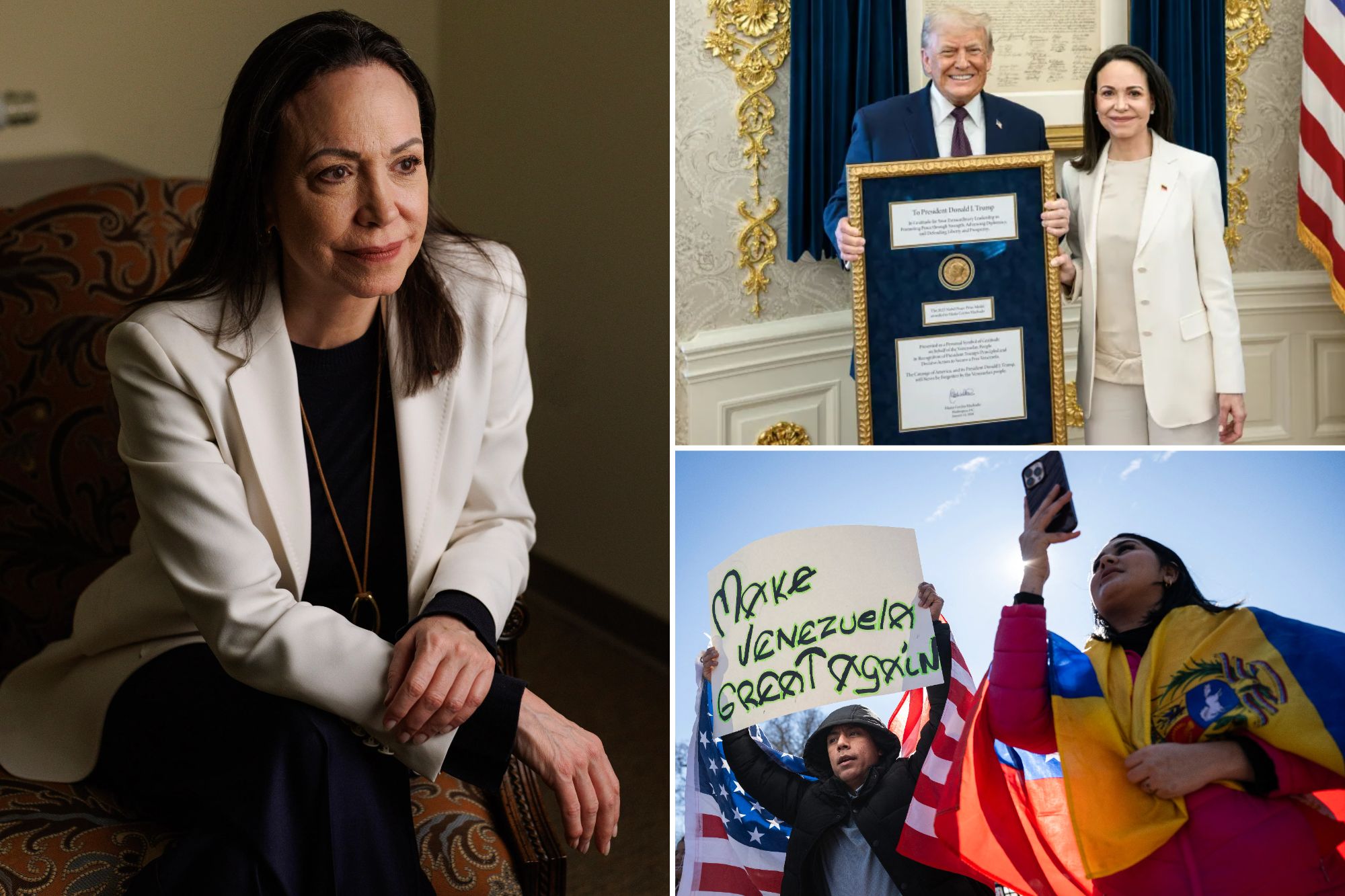 Maria Corina Machado says democracy can turn Venezuela into Trump’s ...