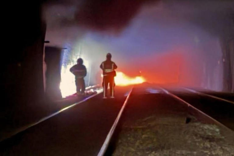 Standedge Tunnel: Fire crews tackle machinery blaze as trains forced to ...