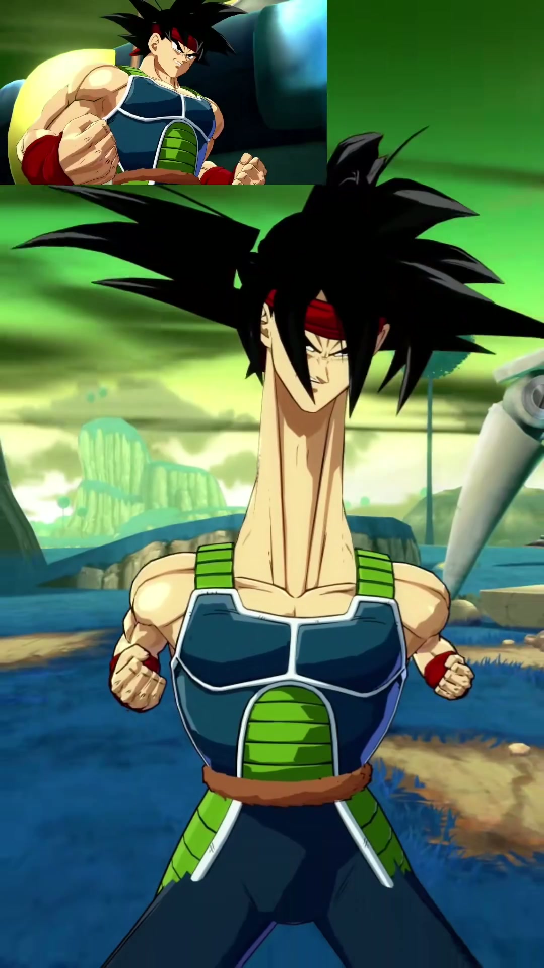 Intro de Bardock con dismorfia corporal #DragonBallFighterZ #destruct