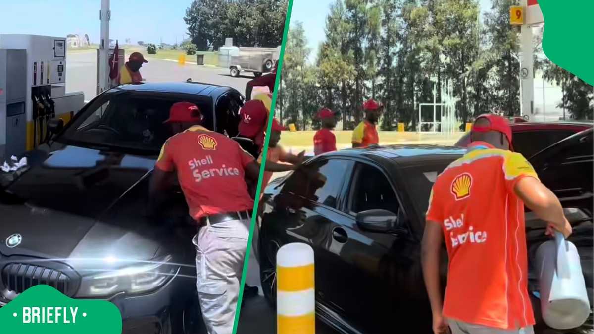 Petrol attendants surprise KwaMfana with heartfelt gesture at Shell garage