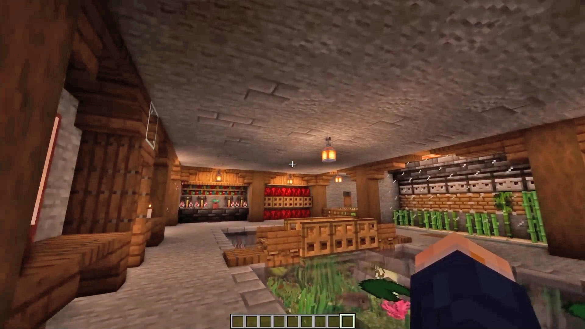 Minecraft secret survival base below the surface