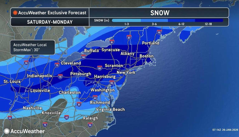 Snow totals climb as monster storm departs: Deep freeze to dominate for ...