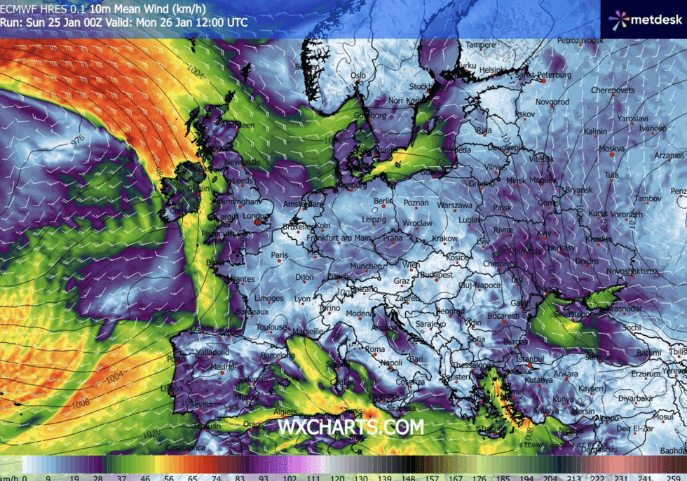 UK weather: Britain to be bashed by torrential snow and rain as ...