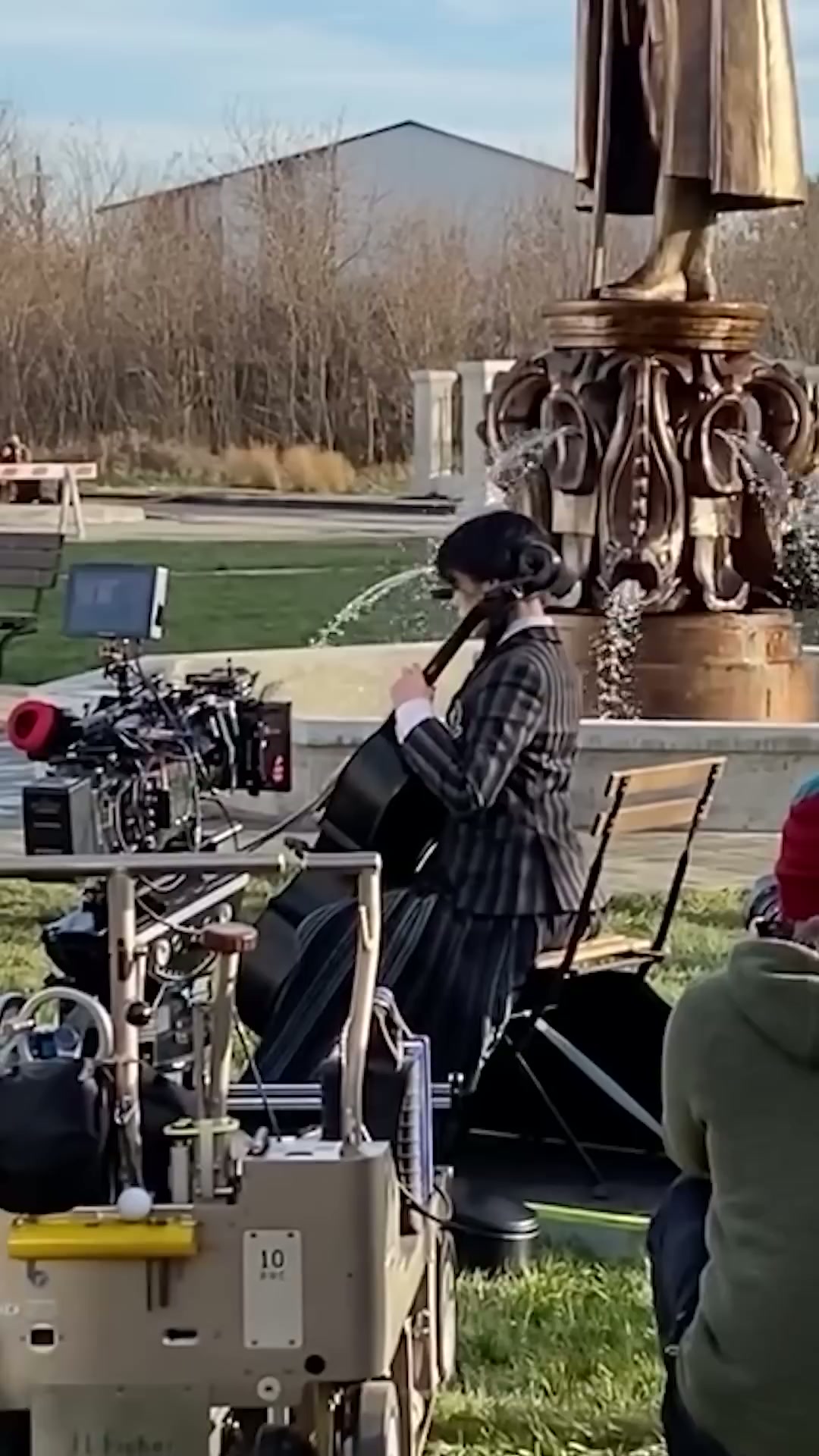 I snuck into Wednesday season 2 (film set)