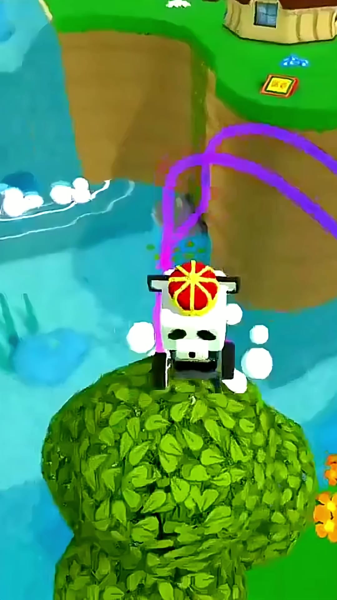 Super Bear Adventure: Long jumps in Turtle Town #shorts